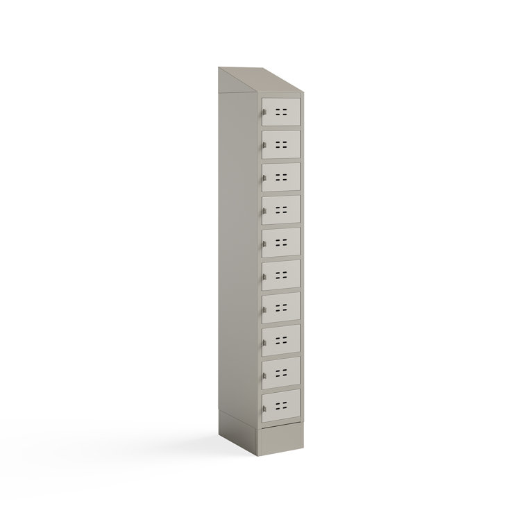Safco Products Single Continuous Metal Locker Base Addition - Wayfair ...
