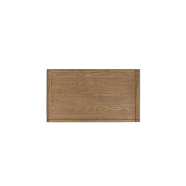 Joss & Main Amy Aurora Waterfall Wood Cocktail Table, Latte | Wayfair