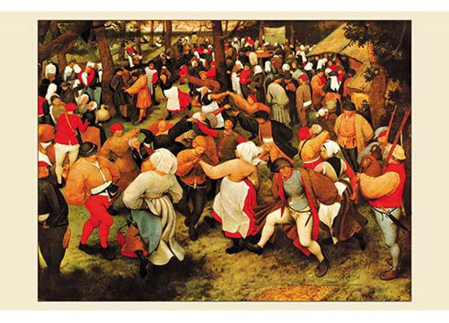 Buyenlarge The Wedding Dance On Canvas by Pieter Bruegel The Elder ...