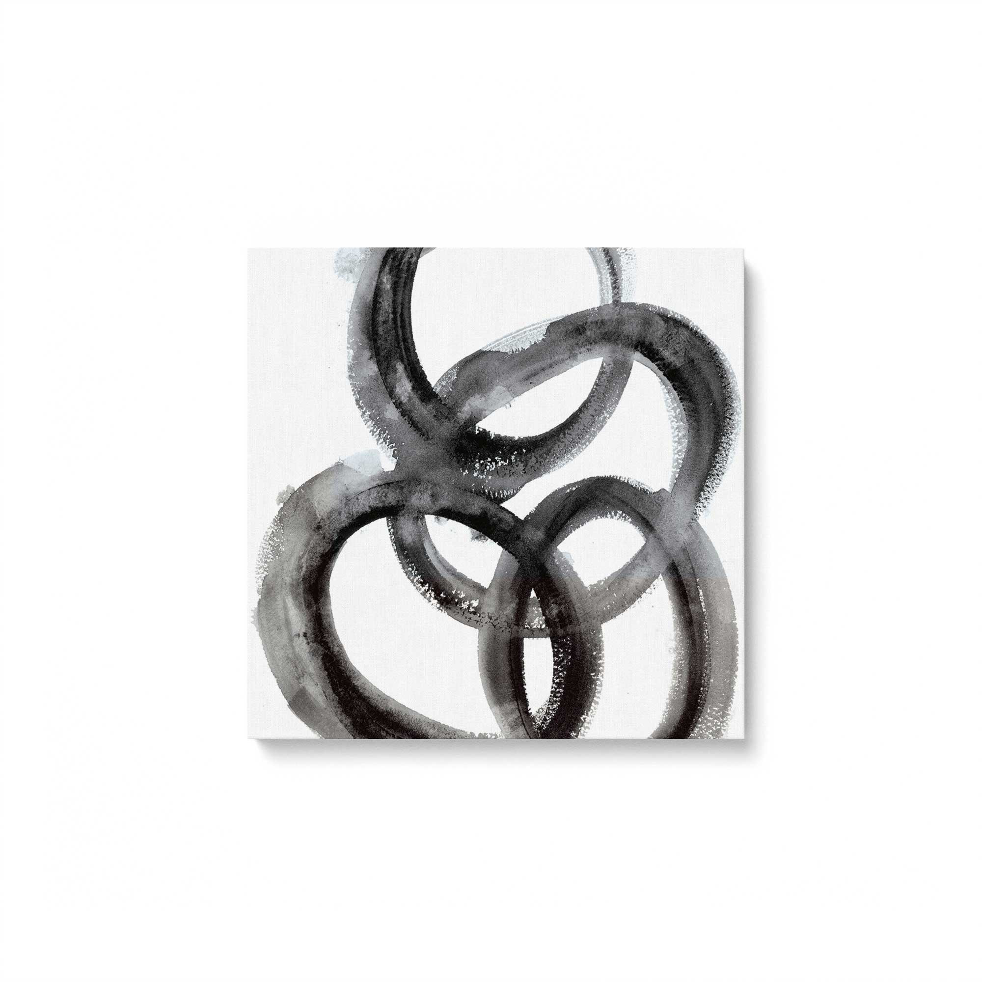 Wrought Studio™ Interwoven Paths Wrapped Canvas Print | Wayfair