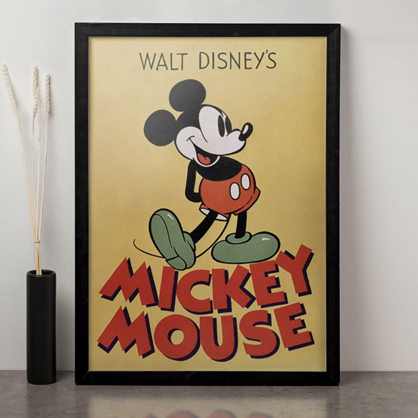 Disney Mickey Mouse Mickey - Single Picture Frame Graphic Art | Wayfair ...