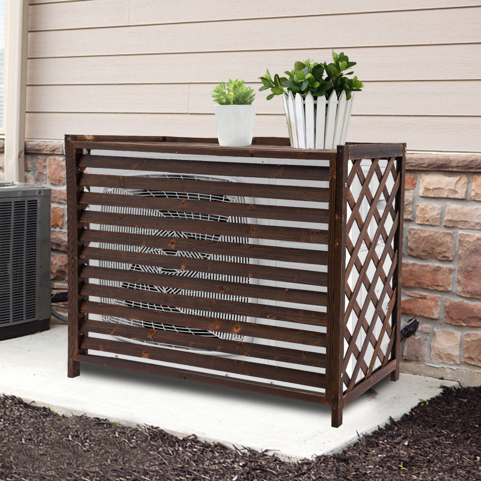 YXSUN Air Conditioner Fence Screen | Wayfair
