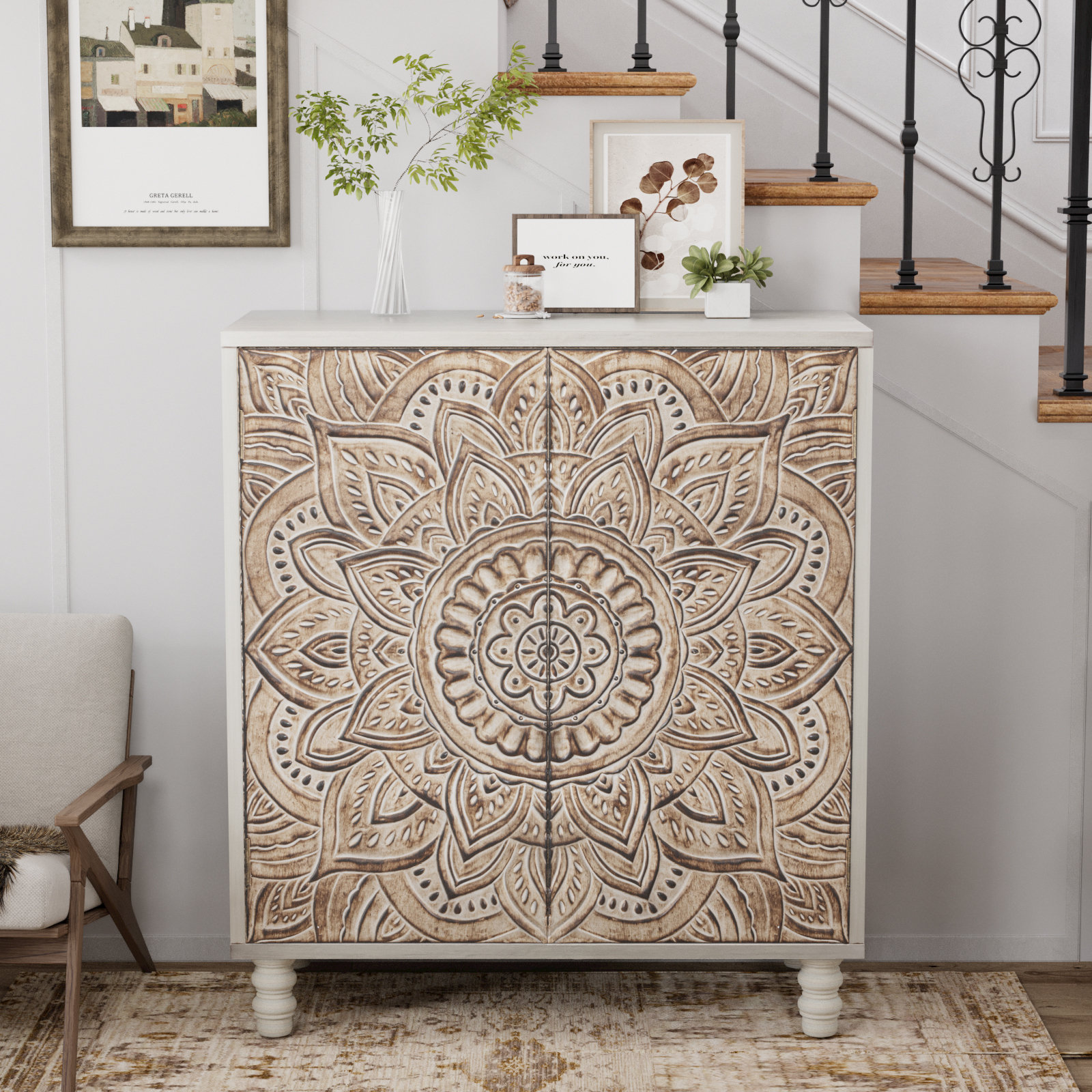 Bungalow Rose Siriah Accent Cabinet & Reviews | Wayfair