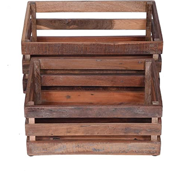 Designe Gallerie Solid Wood Crate - Wayfair Canada