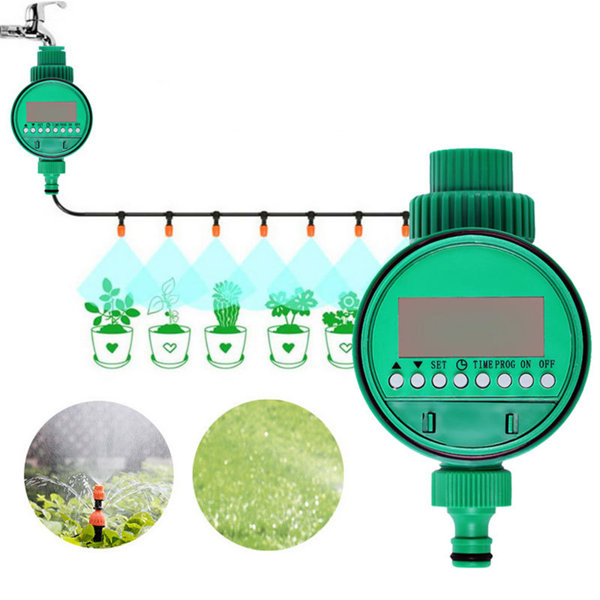 FXSGER Smart Timer Ball Valve Automatic Electronic Garden Watering ...