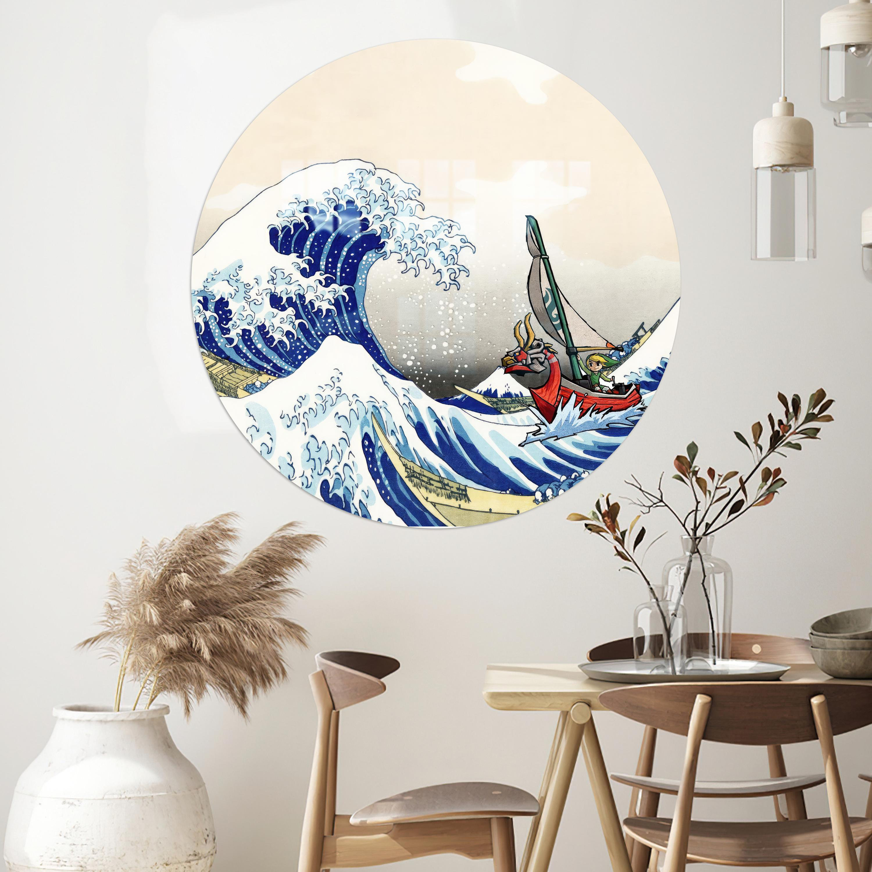 Rosecliff Heights The Legend Of Zelda Windwaker The Great Wave Off Kanagawa Wall Decor Blends ...