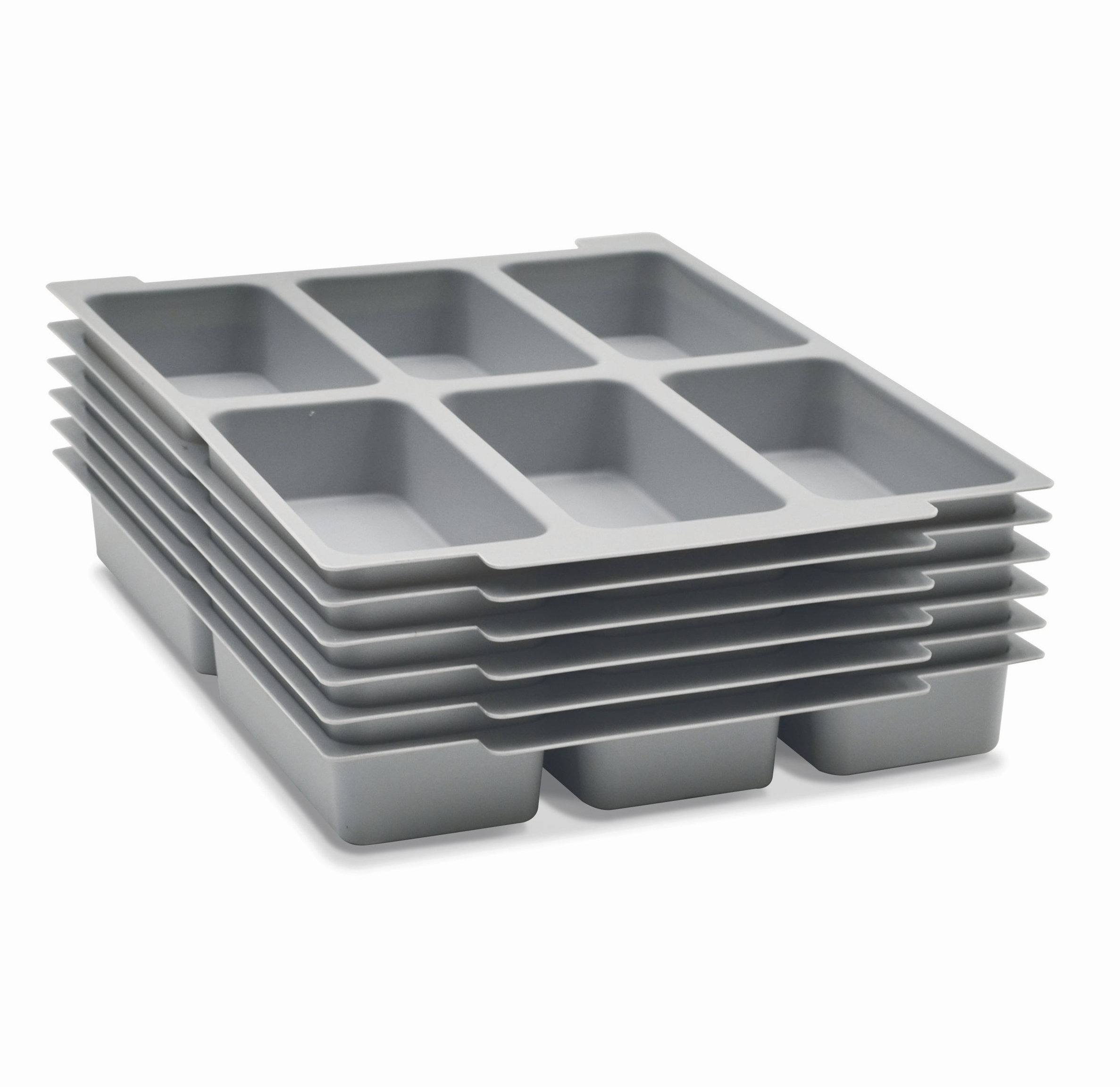 Gratnells Moulded Insert 6 Compartment Cubby Bin with Trays - Wayfair ...