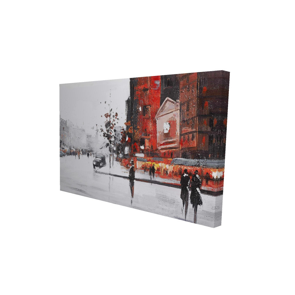 Lark Manor™ Classic street scene - Office Building Canvas for Home ...