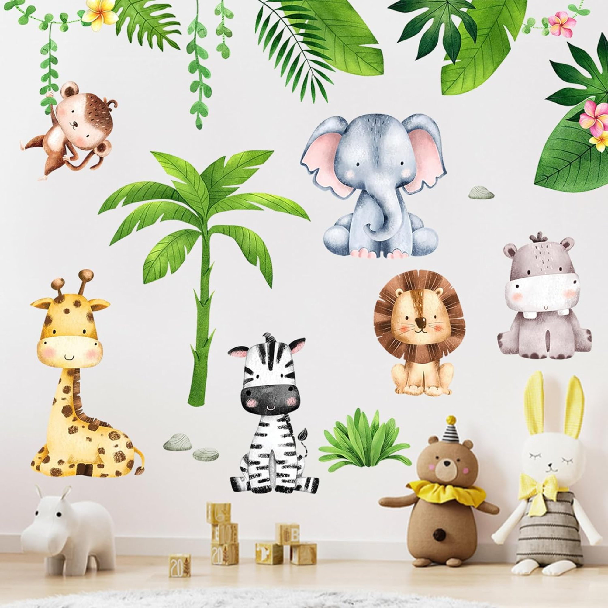 Indigo Safari Animals Wall Decal - Wayfair Canada