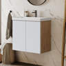 Distinct Kitchen and Bath TENOR 24" Wall-Mount Bathroom Vanity with ...