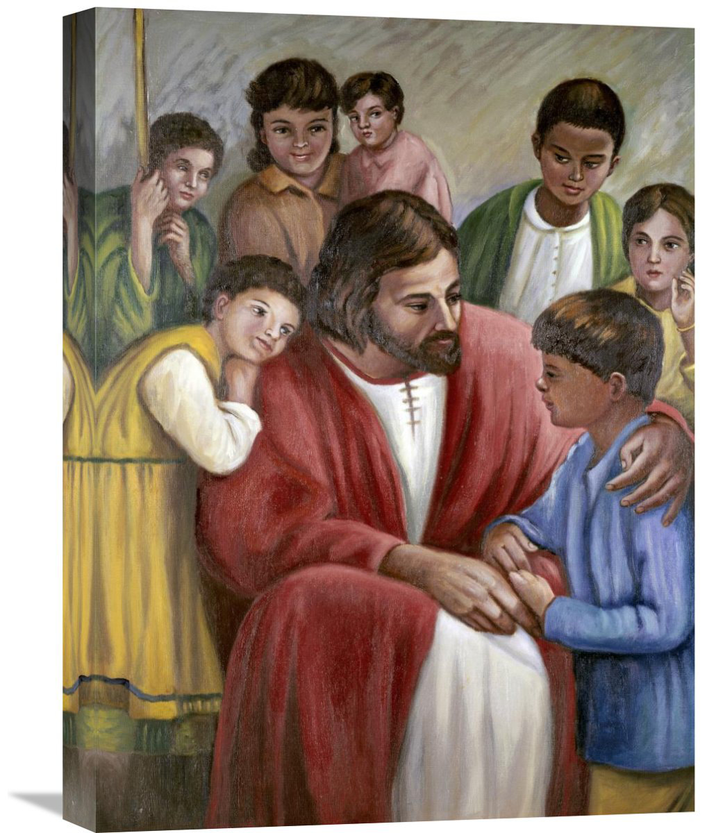 Jesus Christ With Children Paintings
