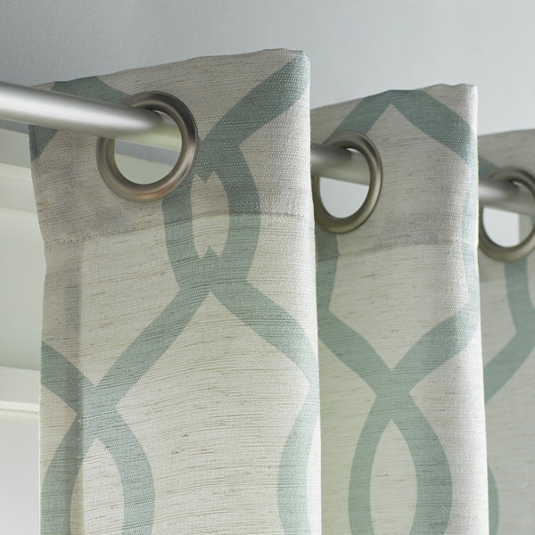 Winston Porter Caliese Polyester Semi-Sheer Curtain Pair & Reviews ...