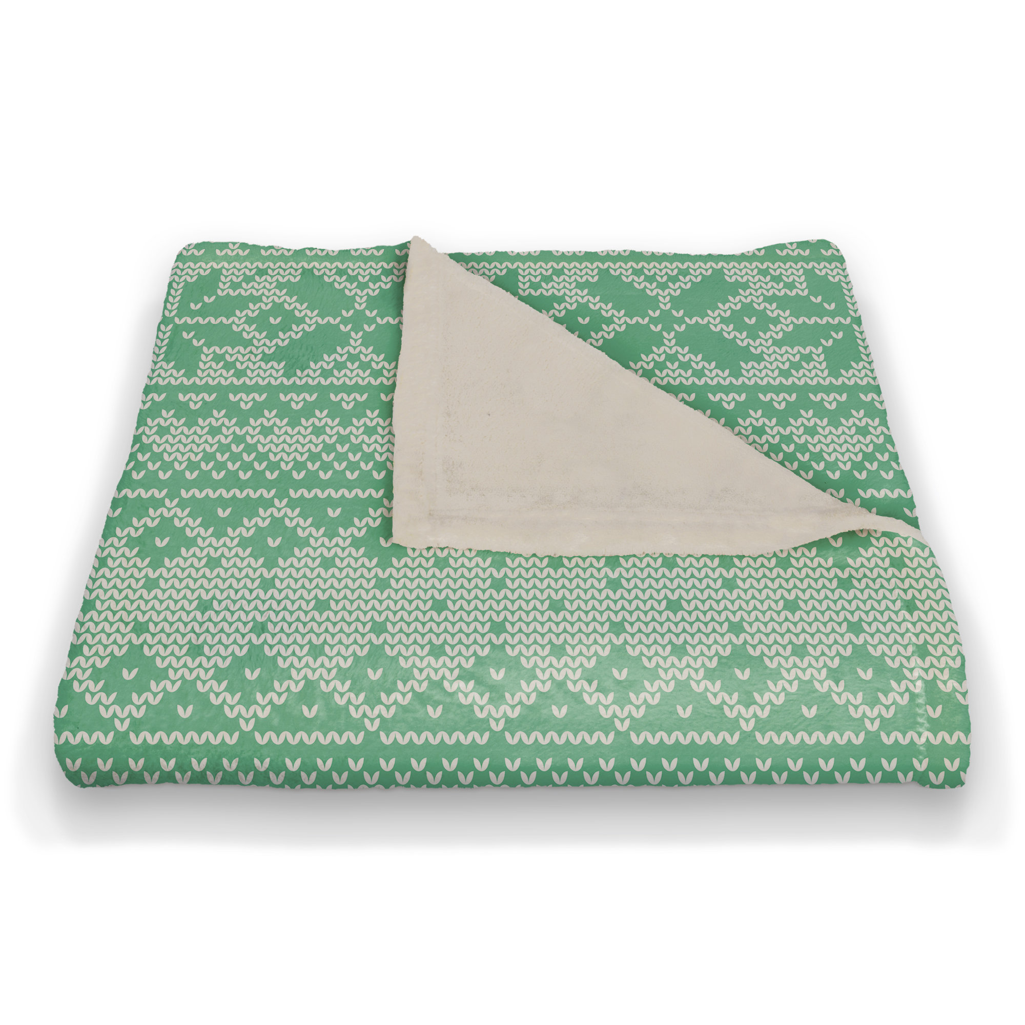 Designs Direct Creative Group Holiday Sweater Fleece Throw | Wayfair