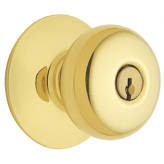Schlage Plymouth Bed and Bath Lock Knob with Addison Trim & Reviews ...
