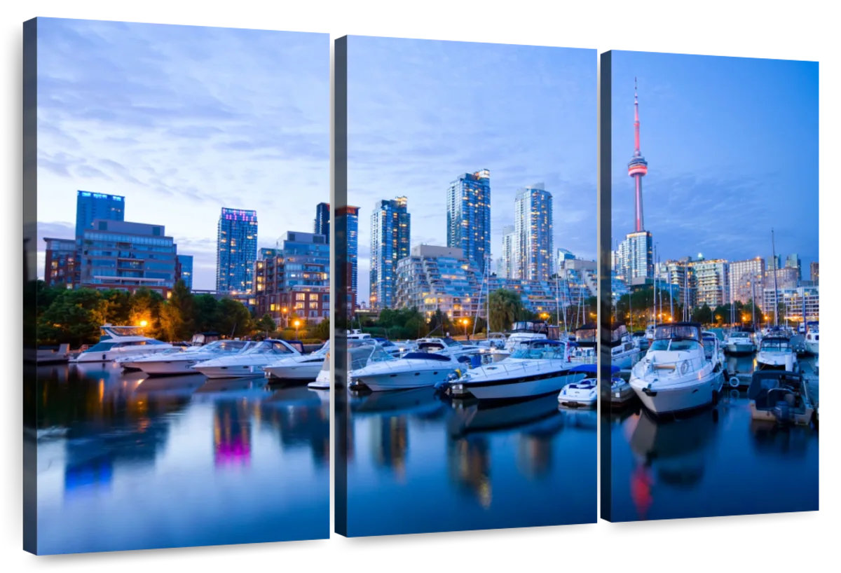 Elephant Stock Toronto Waterfront Blue Hour | Wayfair