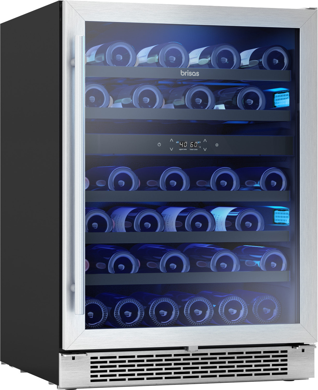 Zephyr Brisas by Zephyr 24" 46-Bottle Dual Zone Wine Cooler & Reviews ...