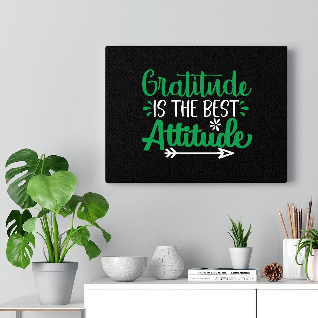 Trinx Gratitude Is The Best Attitude Christian Wall Art Bible Verse ...