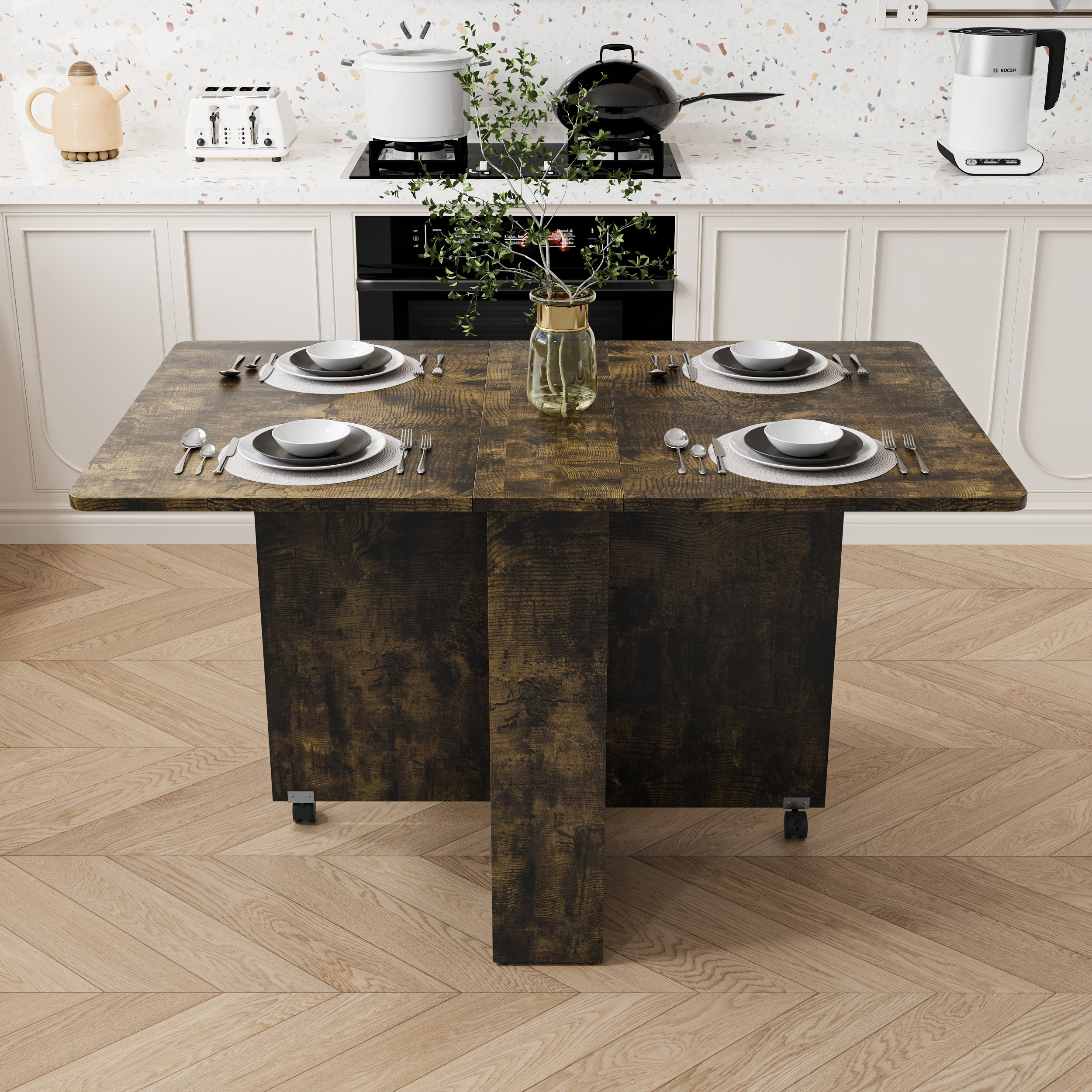 Ebern Designs 51'' Dining Tevell Folding Dining - Wayfair Canada