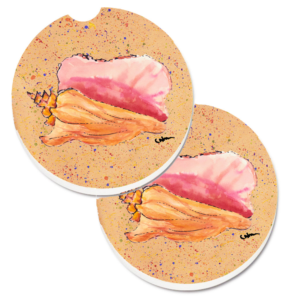 Highland Dunes Shells Car Coaster | Wayfair