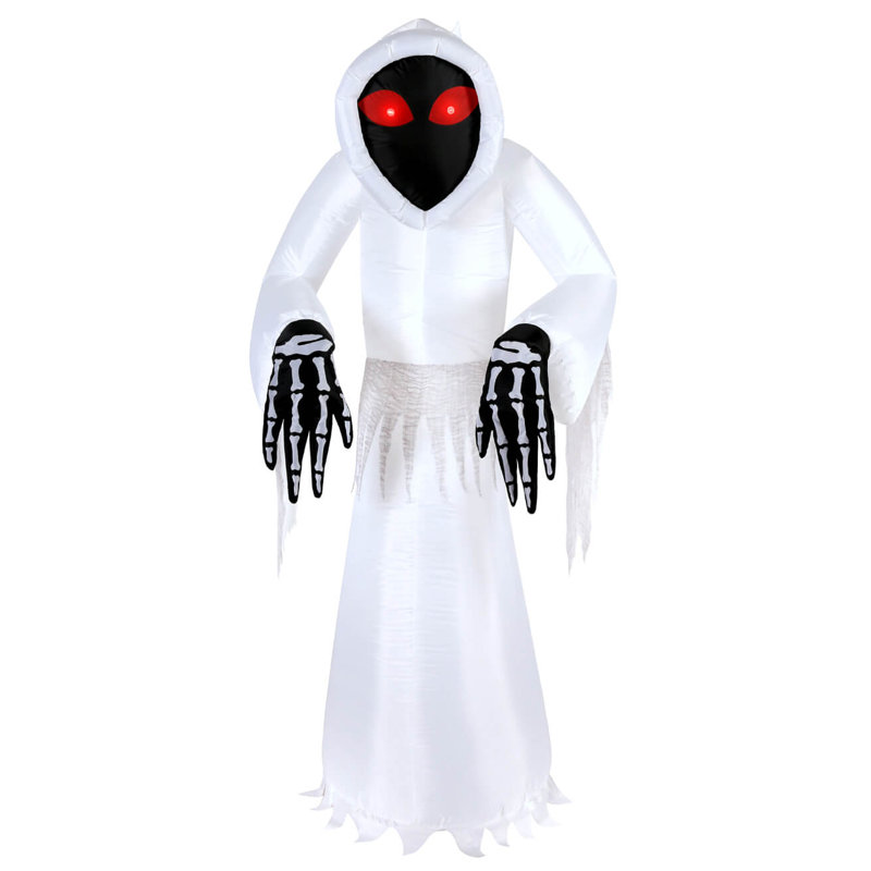 The Holiday Aisle® Halloween 7 Foot Inflatable Faceless Reaper | Wayfair