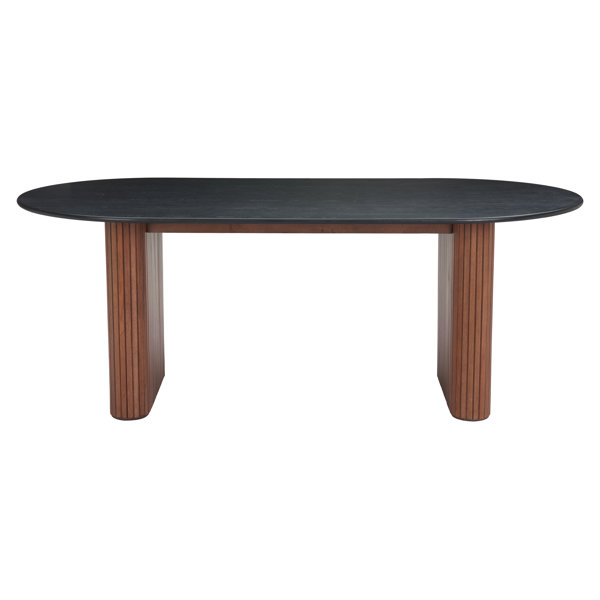 Latitude Run® Lovelle Oval Solid Wood Base Dining Table - Wayfair Canada