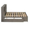 Latitude Run® King Size Storage Platform Bed with Headboard & 8 Drawers ...