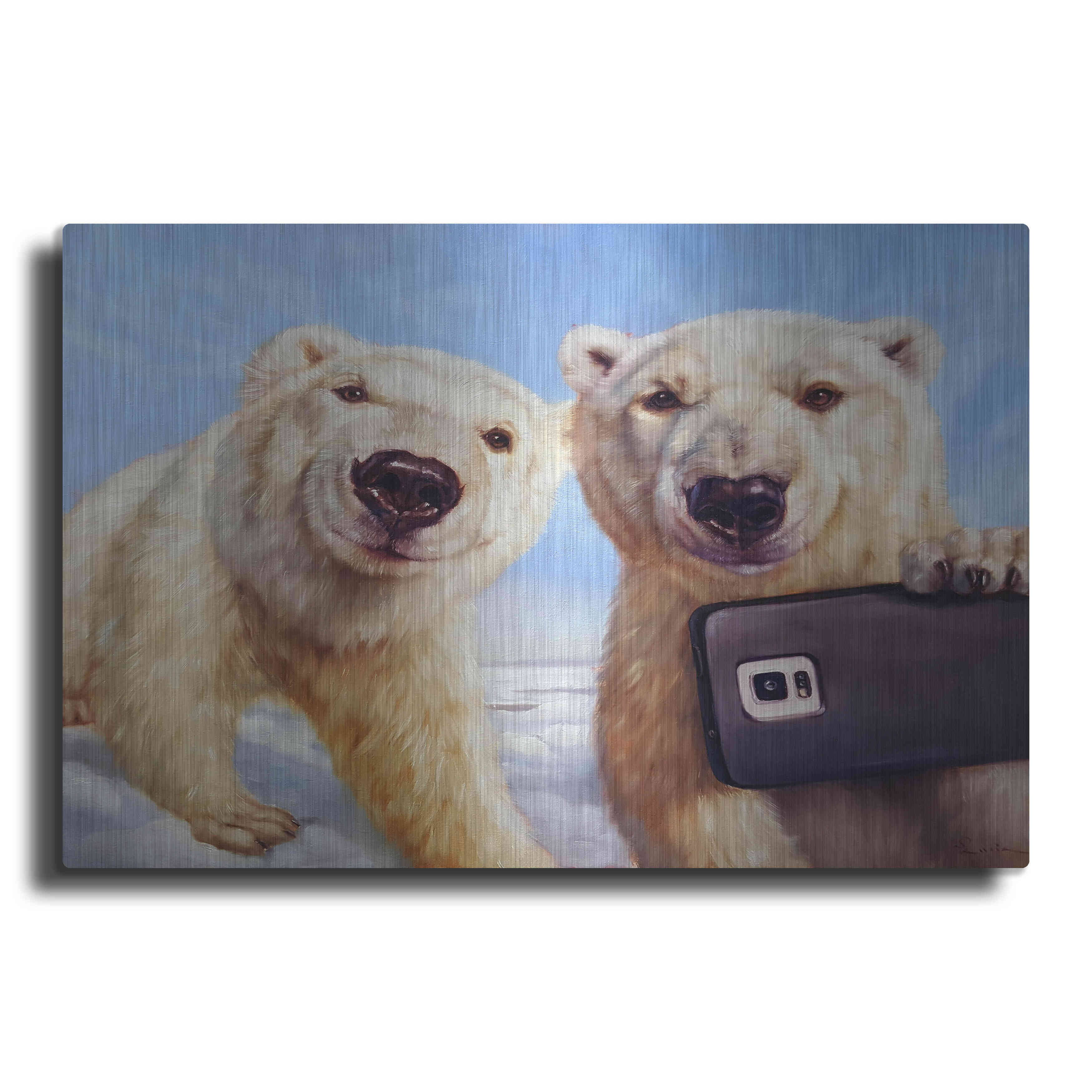 Red Barrel Studio® Polargram by Lucia Heffernan - Unframed Painting on ...