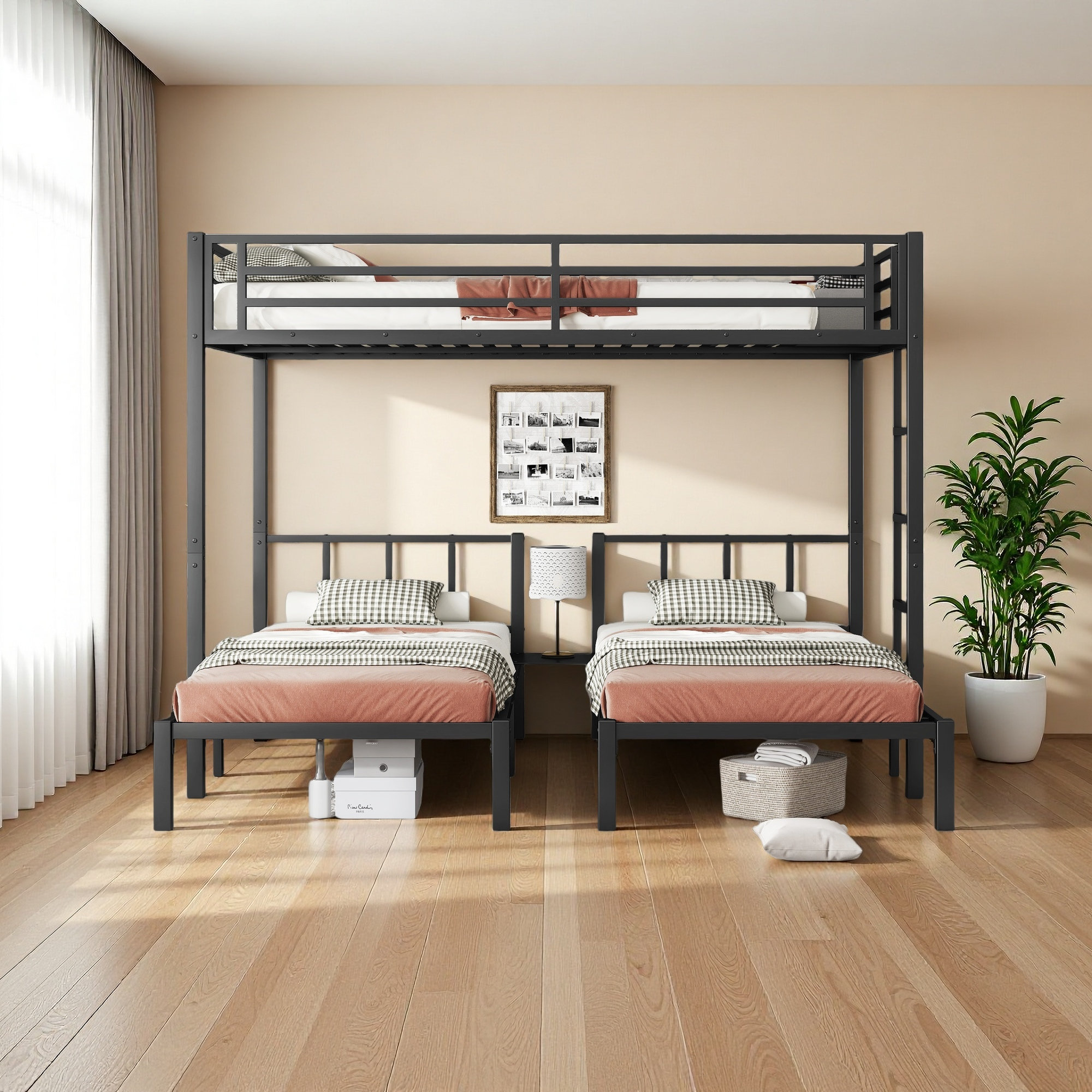 Isabelle & Max™ Twin Over Twin & Twin Bunk Beds For 3, Twin XL Over ...