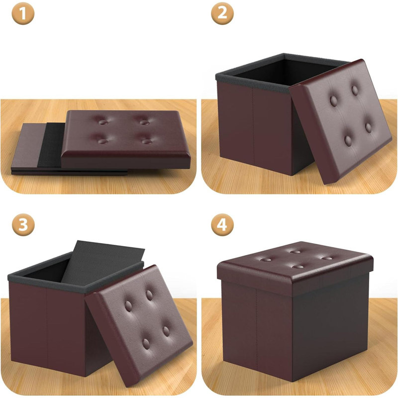 Ebern Designs Lendin Upholstered Ottoman | Wayfair