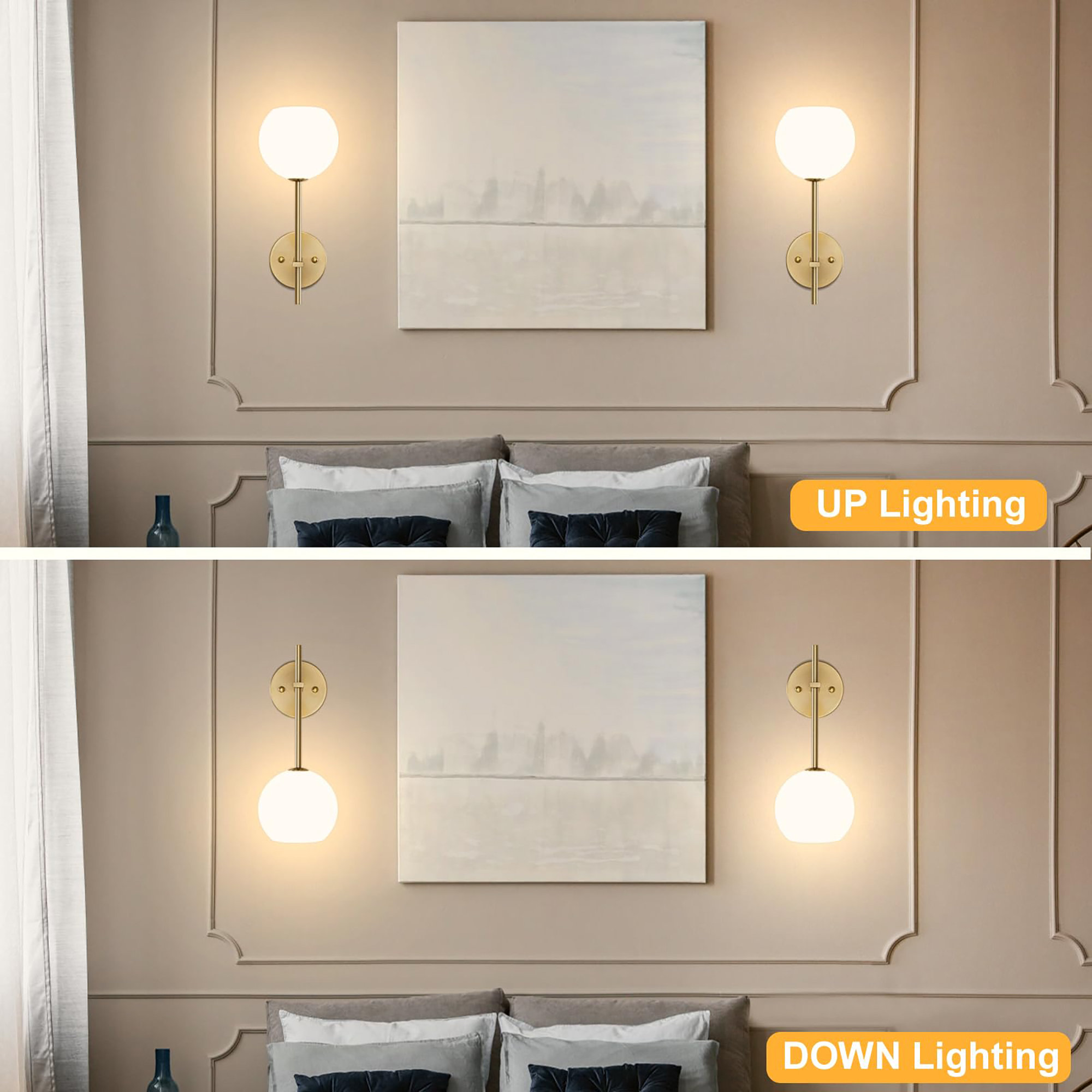 Orren Ellis Rechargeable Wall Lamp Set (2 Pieces) | Wayfair