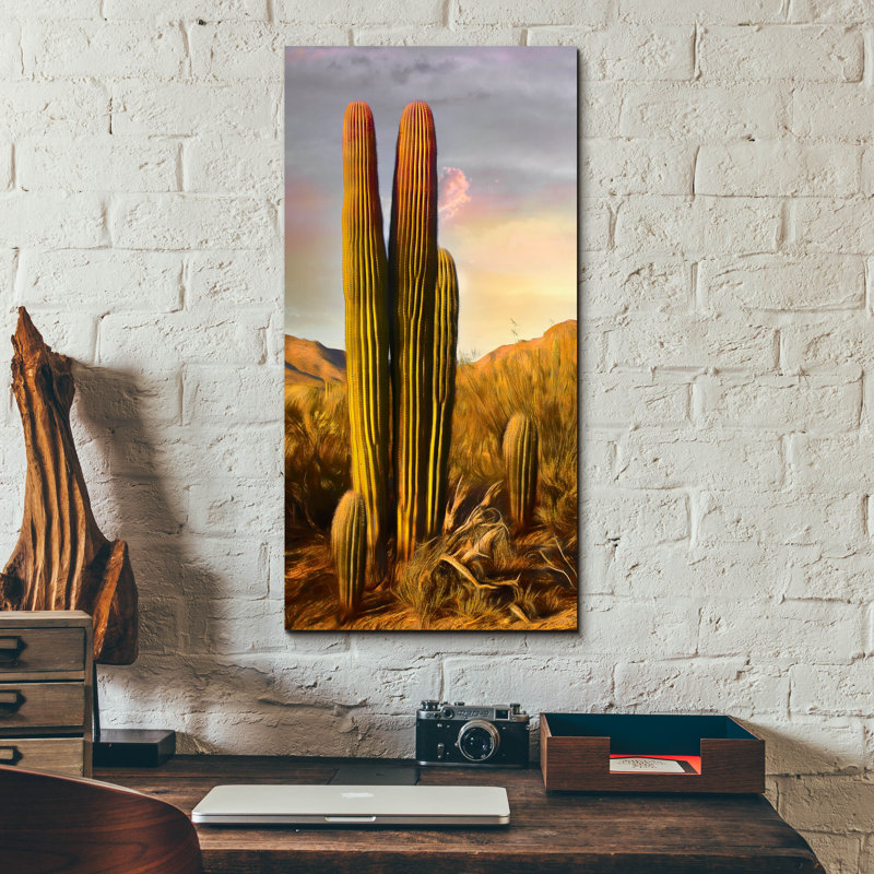 Epic Art 'Grandmother Saguaro' By Pamela Plummer, " Grandmother Saguaro ...