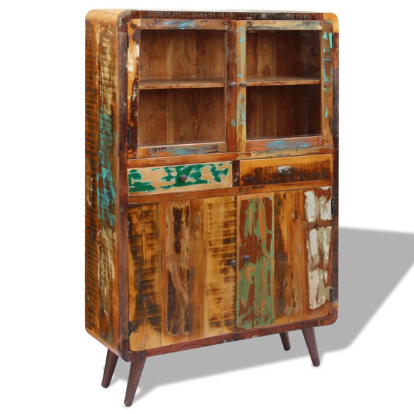 Williston Forge Carin Solid Reclaimed Wood Highboard | Wayfair.co.uk
