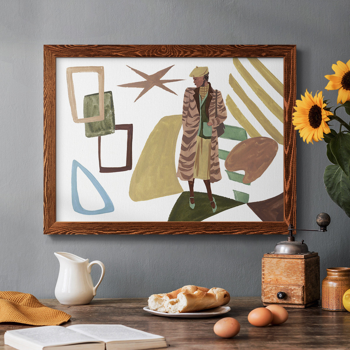 Winston Porter Vintage Vibes I Framed On Canvas Print | Wayfair