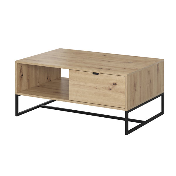 Natur Pur Jeb Frame Coffee Table with Storage | Wayfair.co.uk