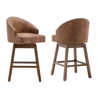 Wildon Home® 360 Degree Swivel Wood Counter Height Bar Stools With ...