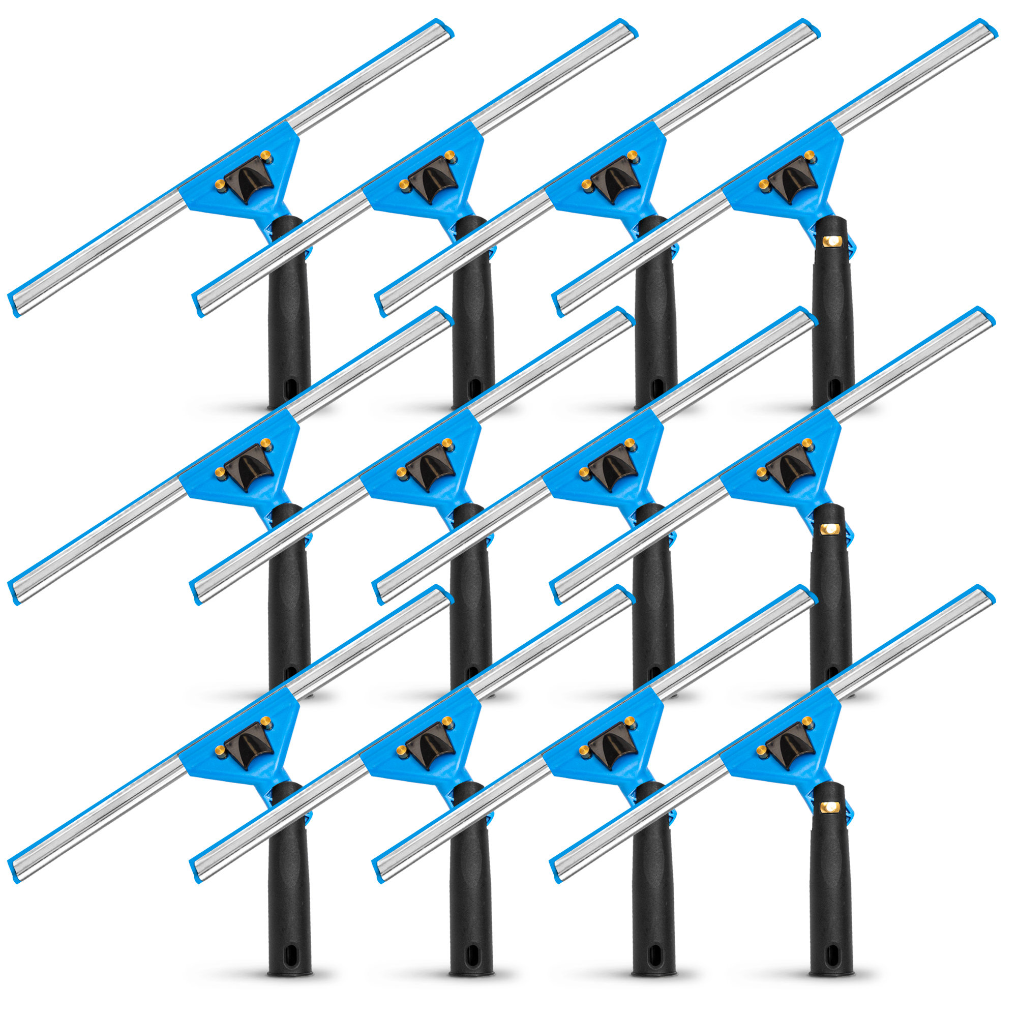 Gritt Commercial Swivel Window Squeegee with Quick Release, 12 Pack ...