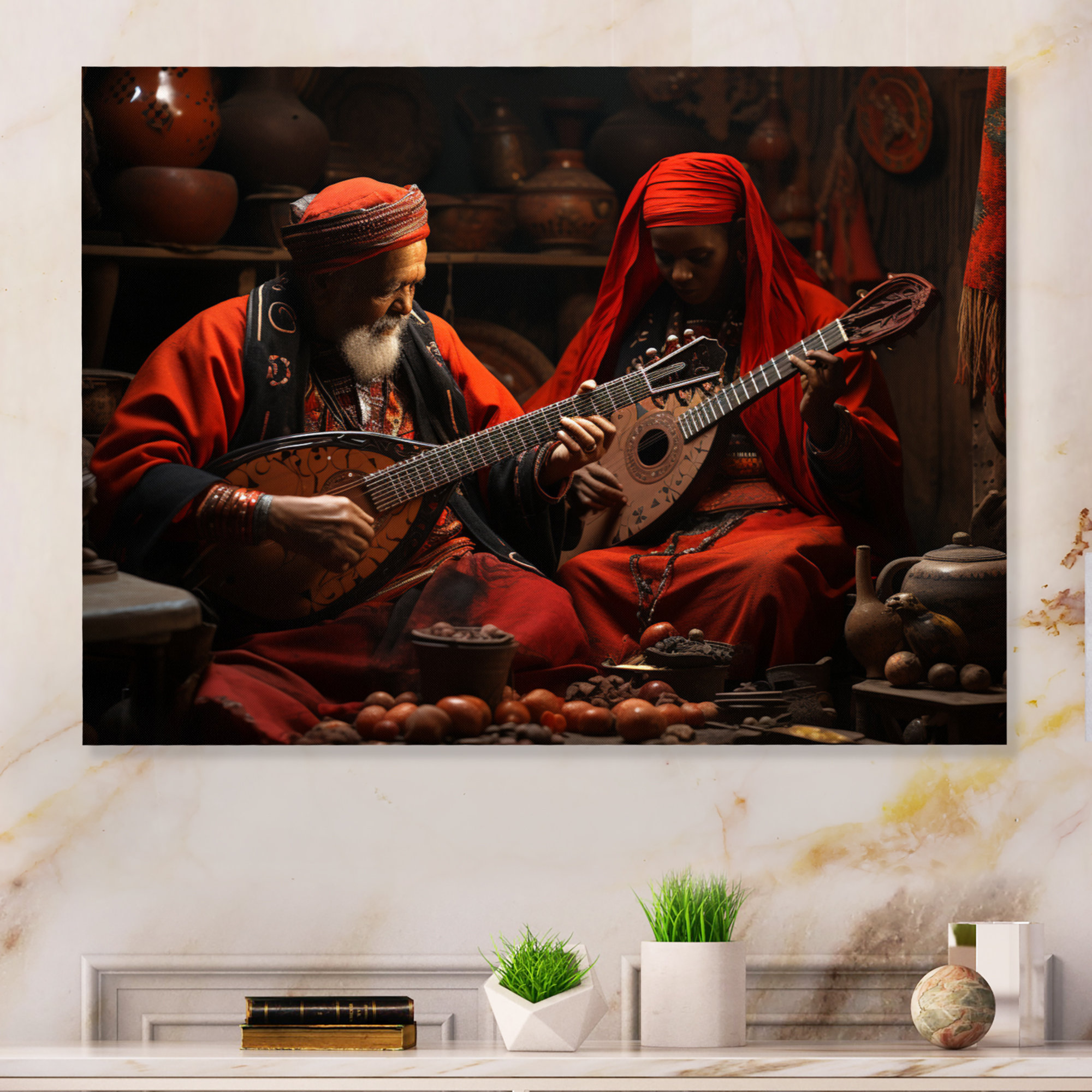Hokku Designs Egypt Ancient Rhythms - Music Metal Wall Art Living Room ...
