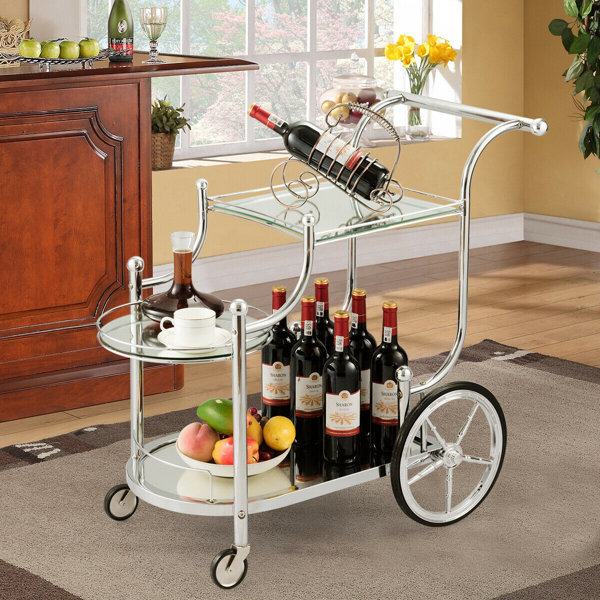 Latitude Run® Nishant Serving Kitchen Bar Cart & Reviews | Wayfair