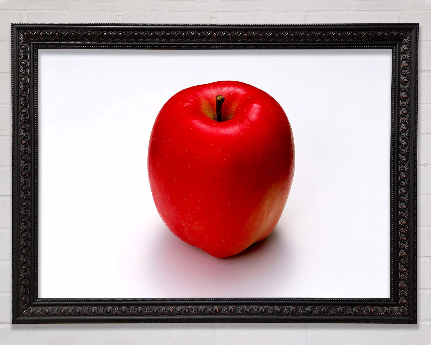 Bright Star Single Red Apple Framed Print | Wayfair.co.uk