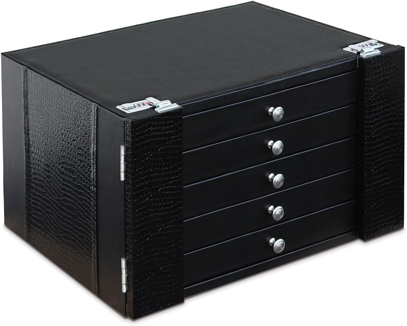 Red Barrel Studio® Eyewear Glasses Storage Cabinet includes 5 trays ...