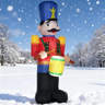 Astoria Grand 8-Foot Tall Outdoor Christmas Inflatable Nutcracker Toy ...