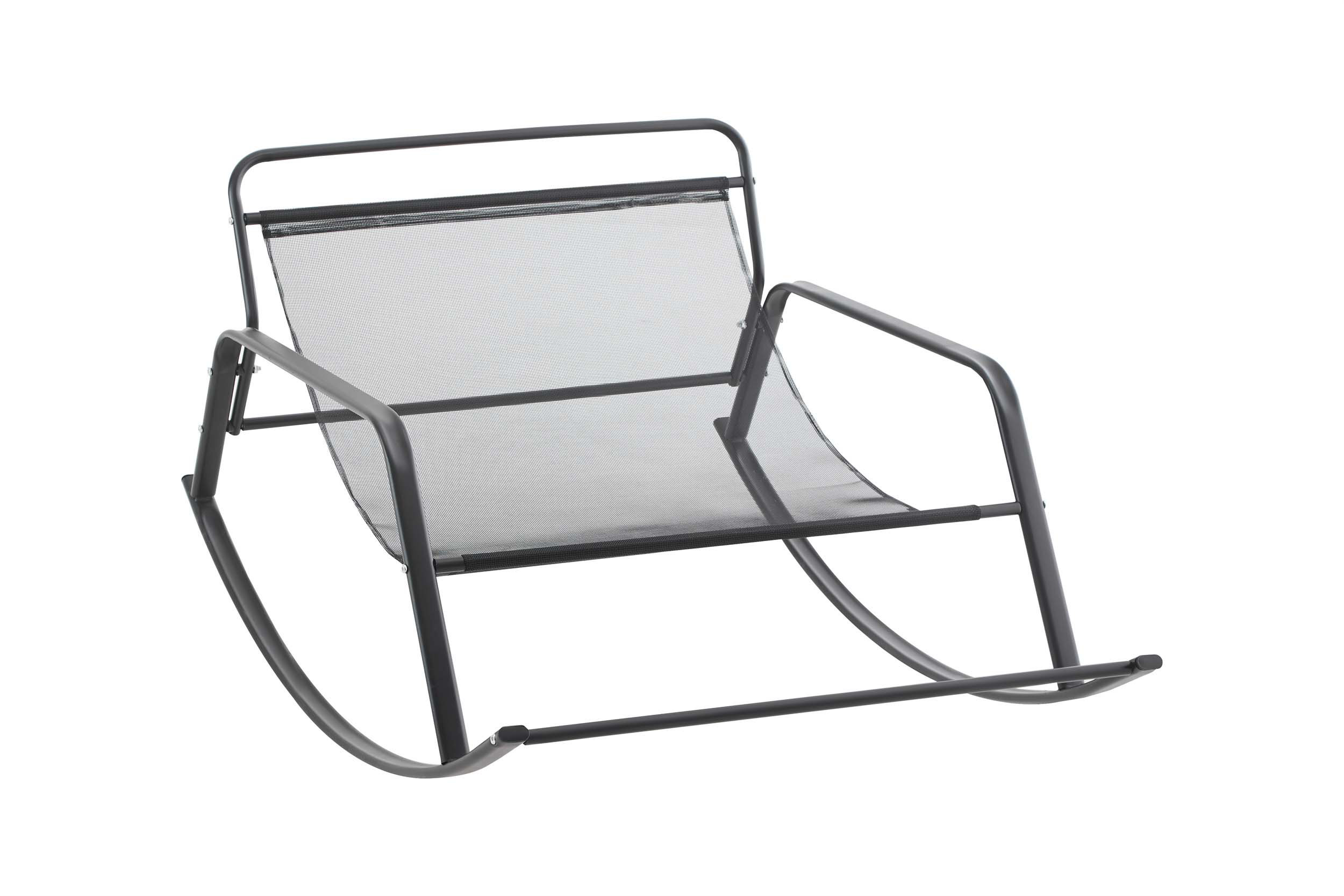 Highland Dunes Extra-Wide Technical Leather Rocking Chair with Boucle ...