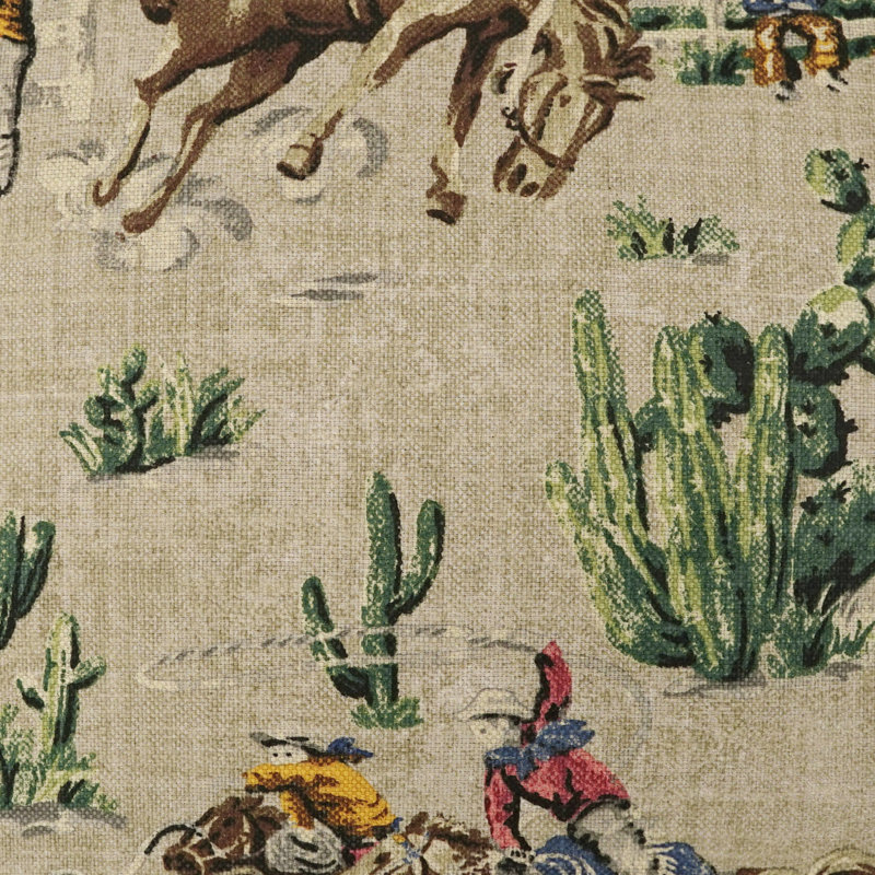 D.V. Kap Dude Ranch Cotton Blend Fabric | Perigold