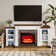 Ivy Bronx Raegyn 71.5'' W Electric Fireplace & Reviews | Wayfair