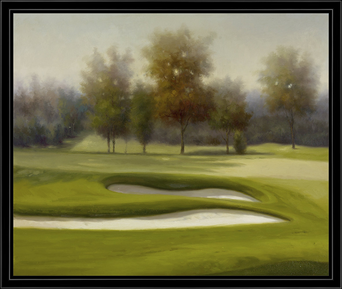 Barrington Fine Art Early Morning Round I - Floater Frame Painting ...