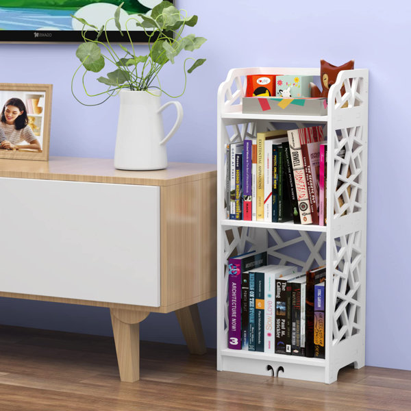 Lark Manor™ Small Bookshelf For Small Spaces, Bookcase With 3 Tier 2 ...