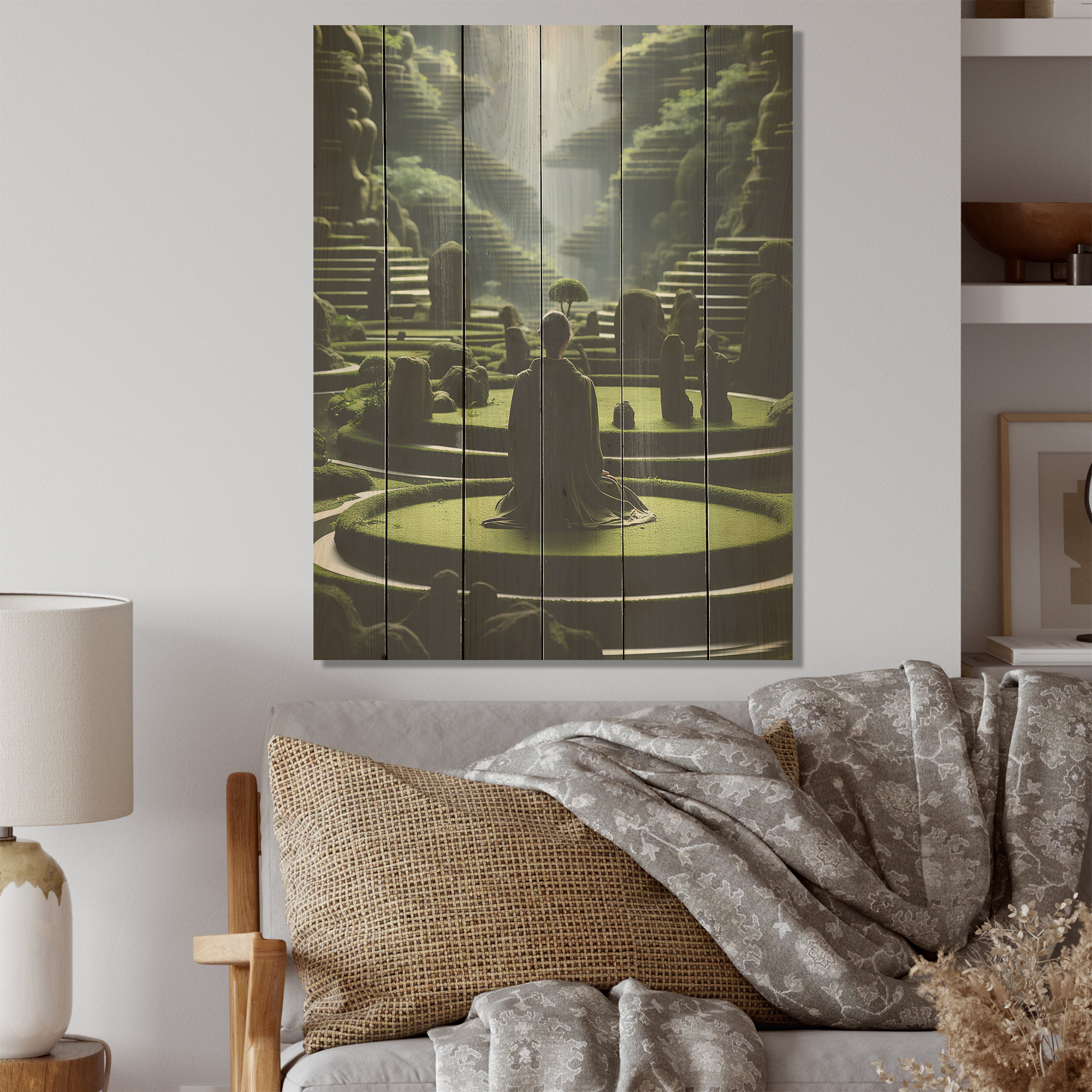 Millwood Pines Mediation Zen Garden Contemplation I - Meditation Wood ...