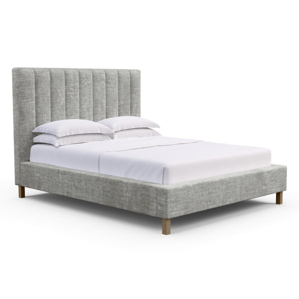 Tandem Arbor Highline Vertical Channel Panel Upholstered Bed | Wayfair