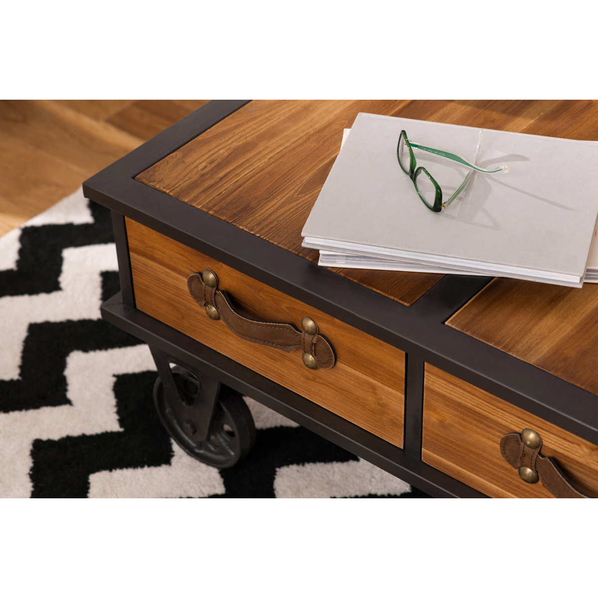 Ebern Designs Glasco Hand Tufted Black/White Rug | Wayfair.co.uk