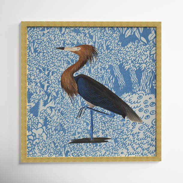 Joss & Main Animals 'Bird Pose 2' Birds Wall Art Print | Wayfair